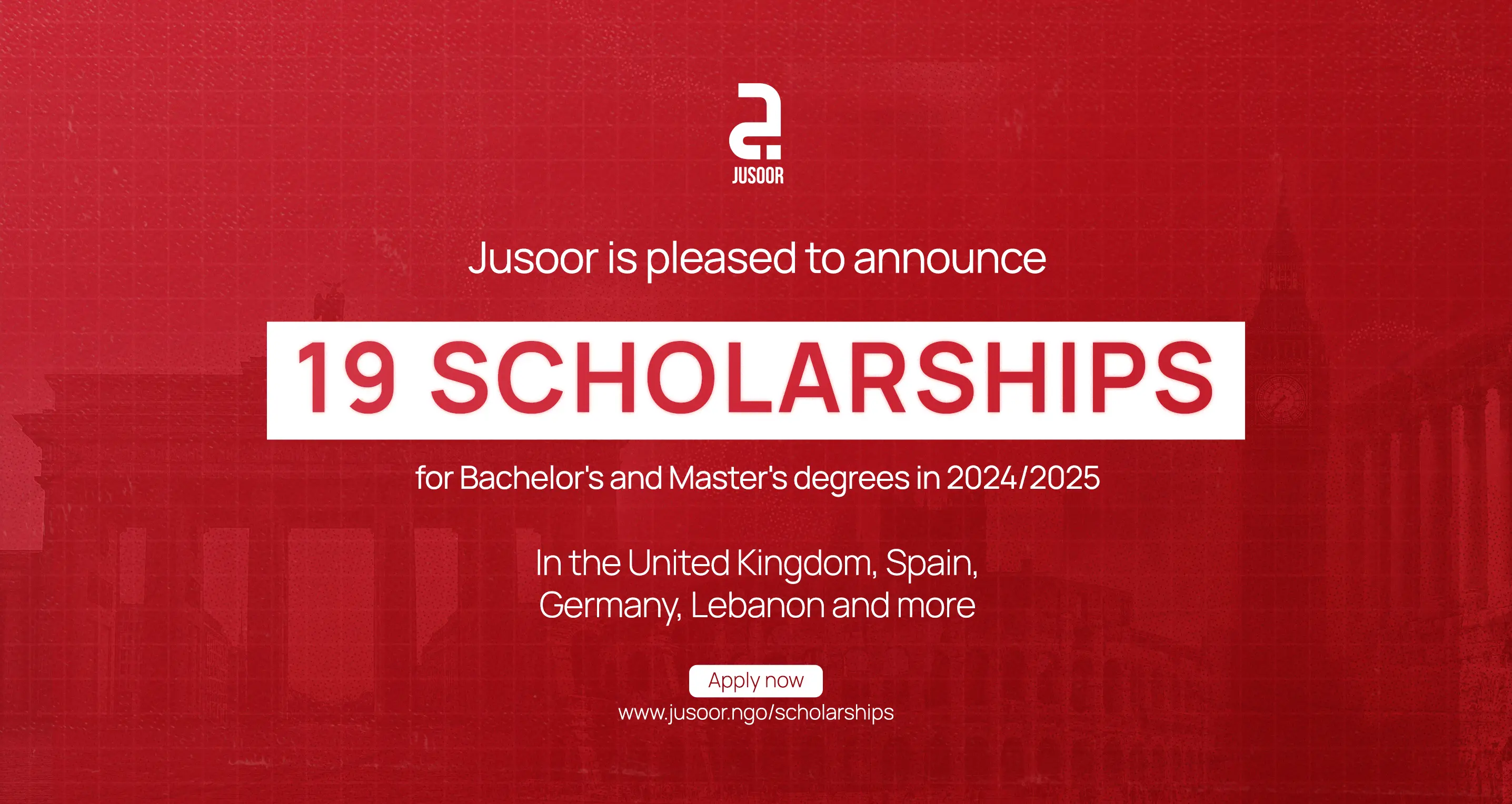 19 University Scholarships for Syrian Students - 2024 – Jusoor